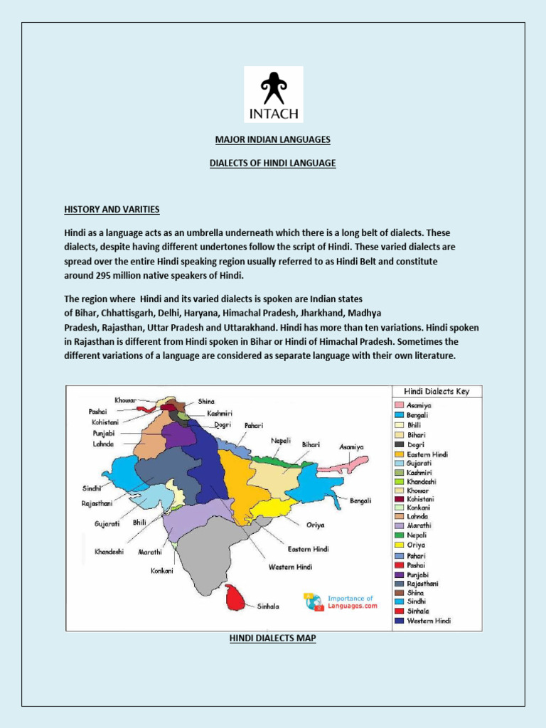 dialects-of-hindi-language | PDF | Language Varieties And Styles ...