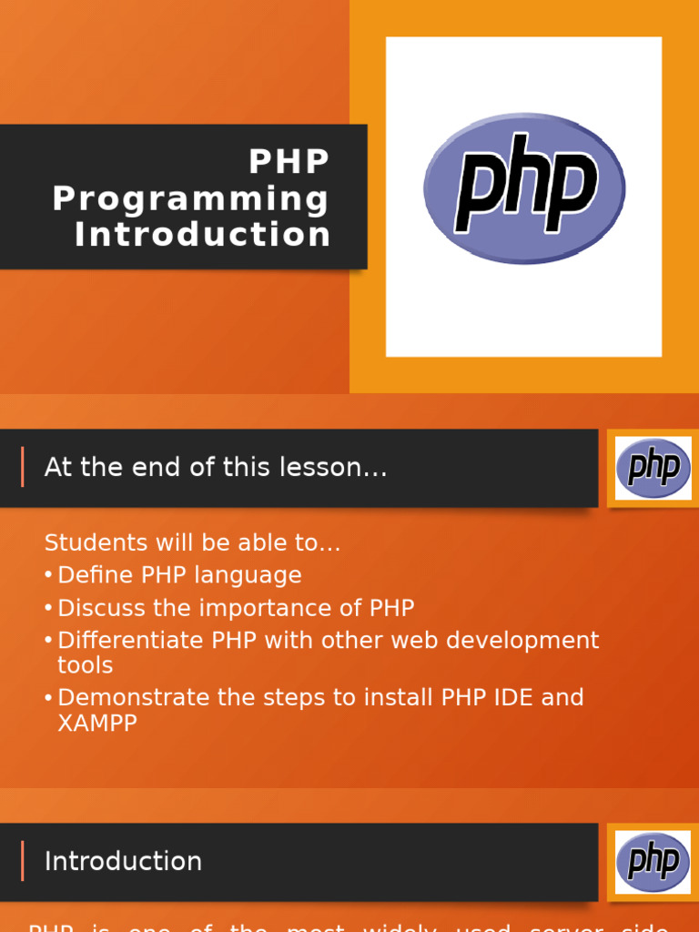 1 PHP Programming Intro | PDF | Dynamic Web Page | Php