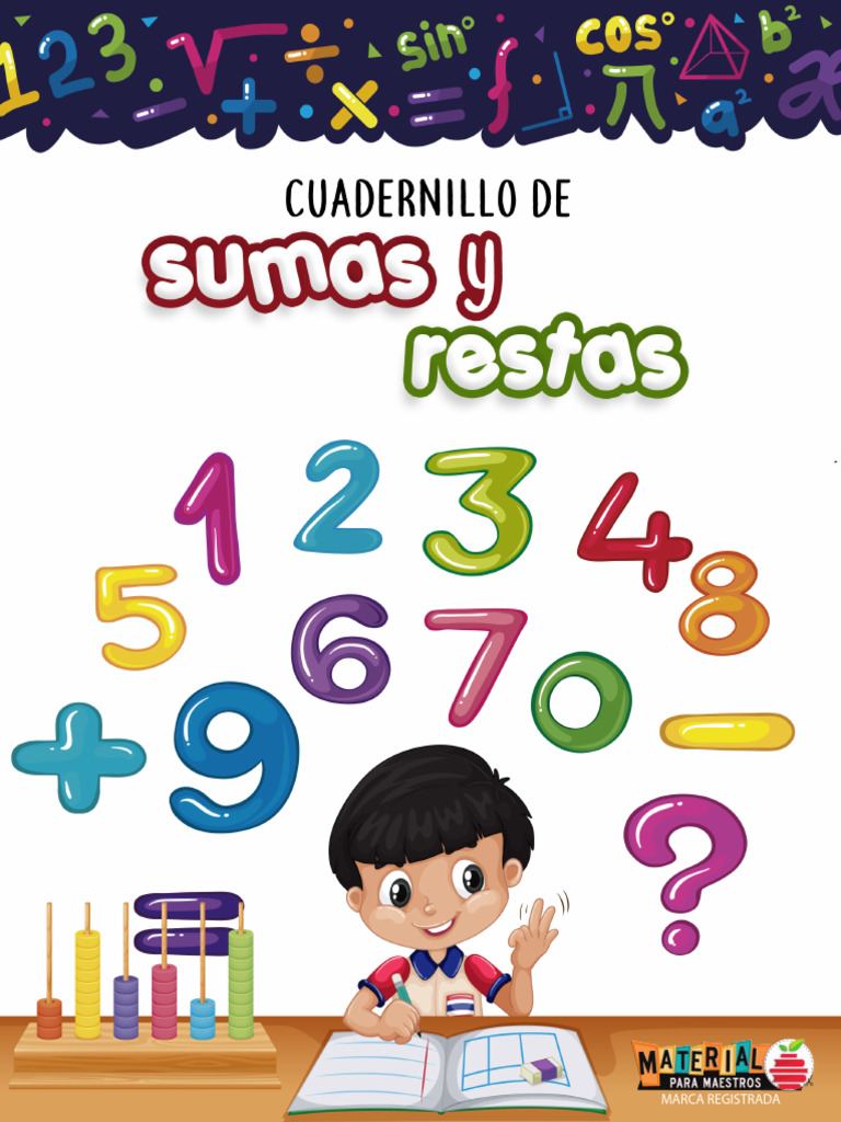 Cuadernillo de Sumas y Restas 1er Grado | PDF