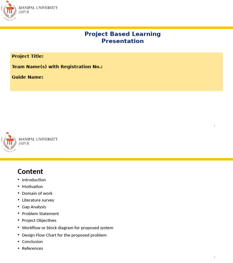 PBL PPT Format | PDF