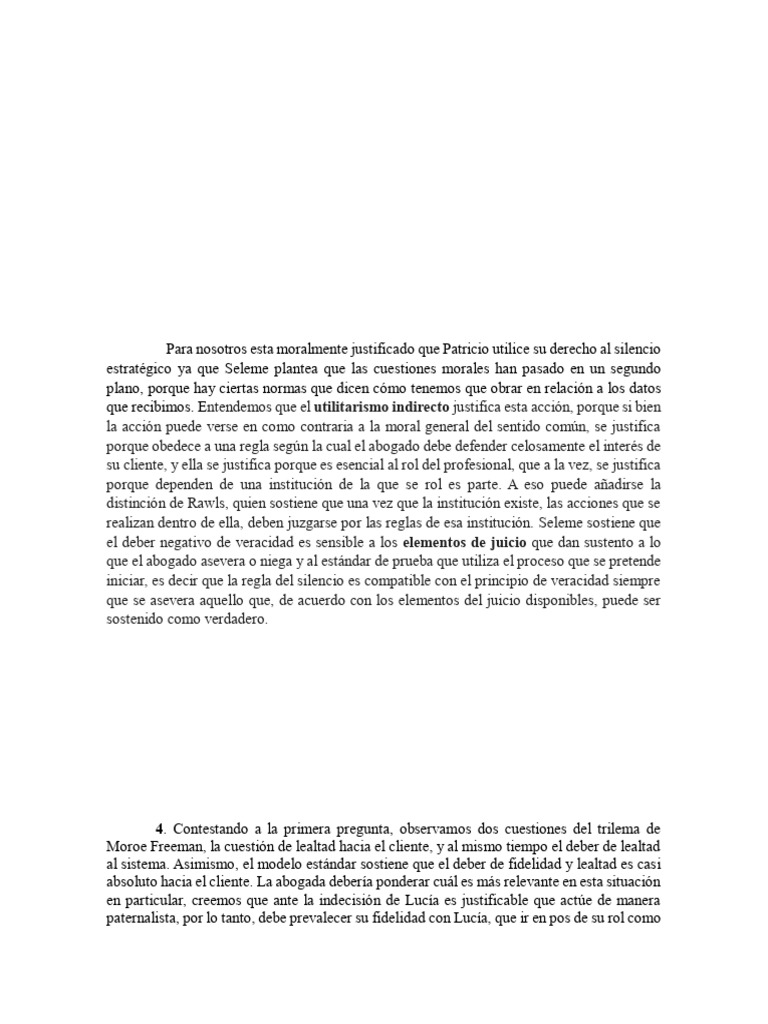 Tp examen ética profesional | PDF | Abogado | Justicia