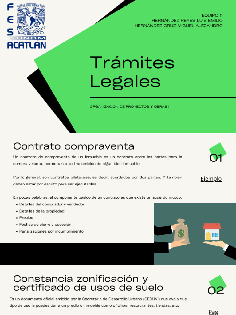 Trámites Legales para Proyectos Inmobiliarios | PDF