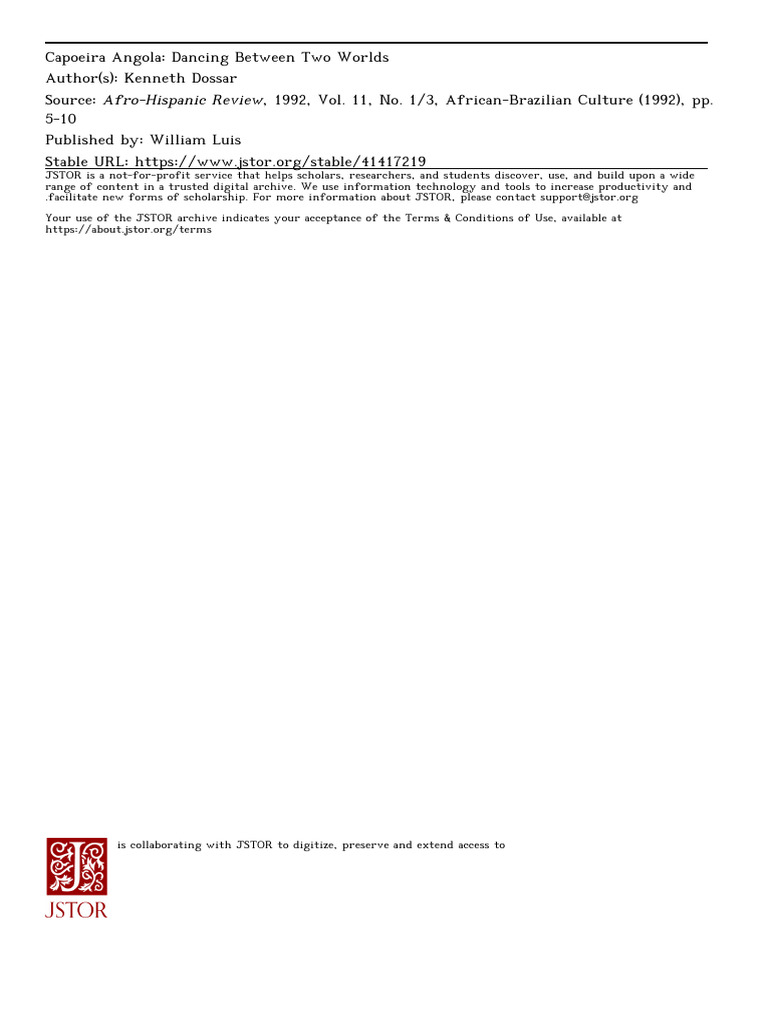 Dossar-CapoeiraAngolaDancing-1992 | PDF