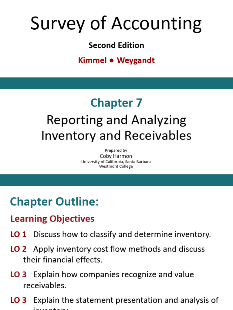 ch07 Inventory and Recls - PPTX 2 | PDF | Bad Debt | Equity (Finance)