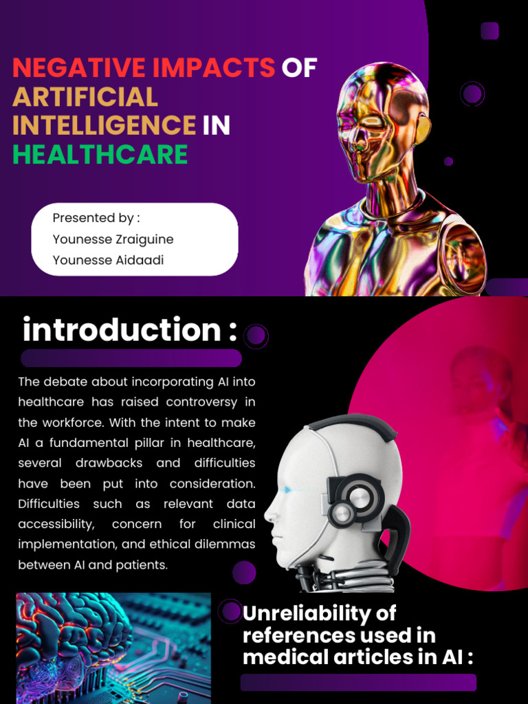 Negative Effects of AI in Healthcare | PDF | Artificial Intelligence ...