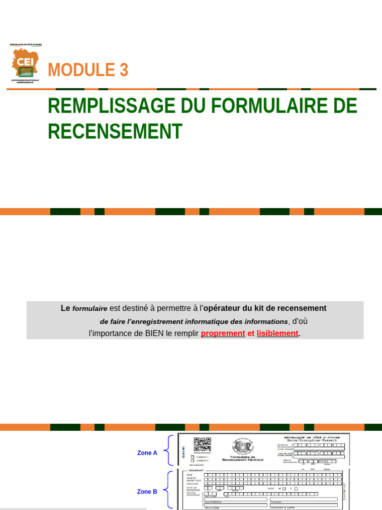 Rle PPT Module 3 Renseignement Formulaire | PDF | Communication écrite