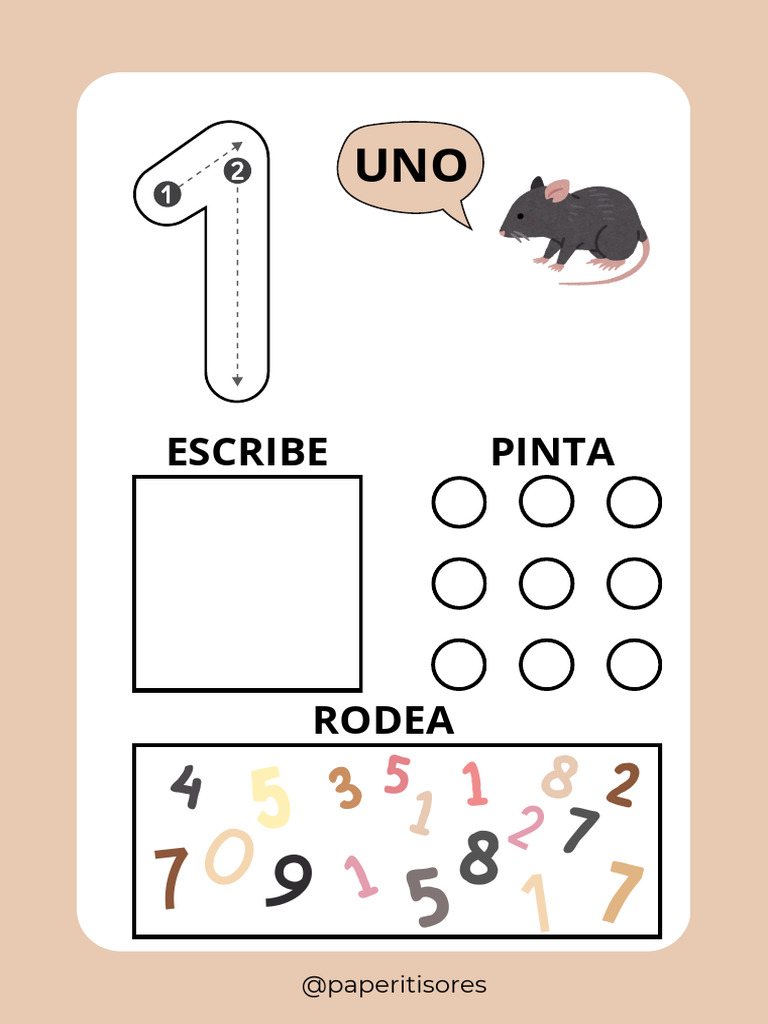 Aprendemos-los-numeros-del-1-al-9-con-animalitos (1) | PDF