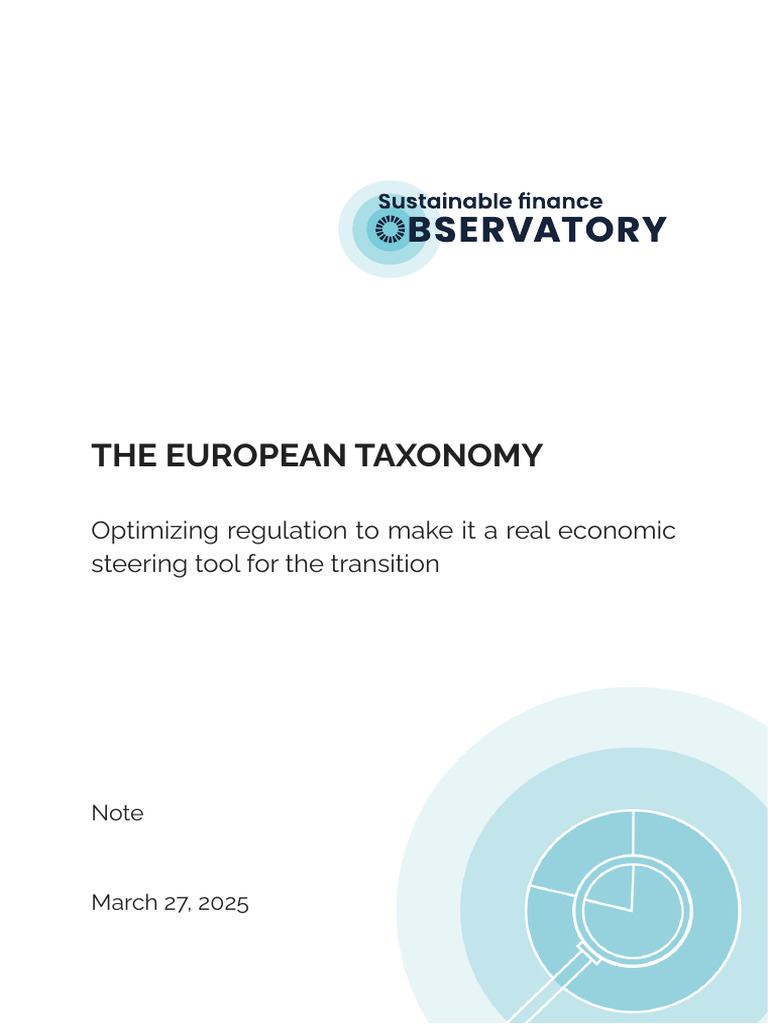 Note On The UE Taxonomy | PDF