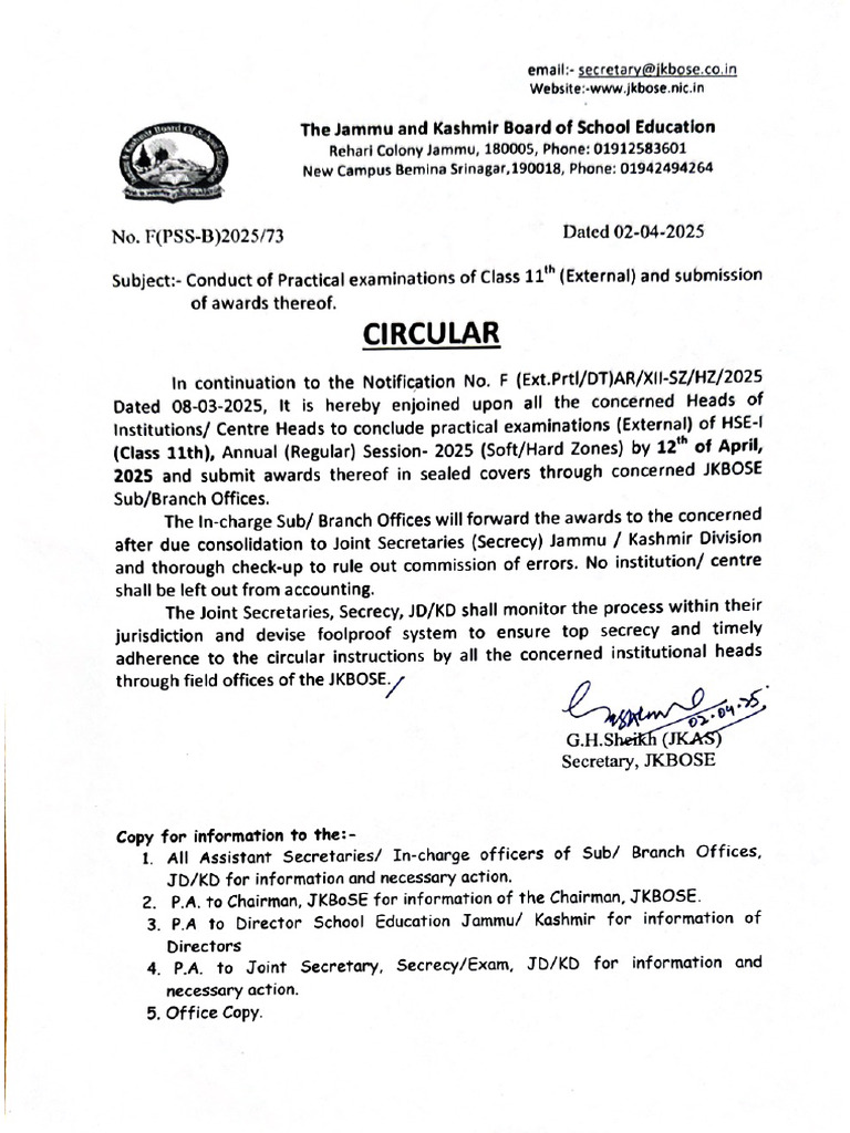 New Government Circular | PDF