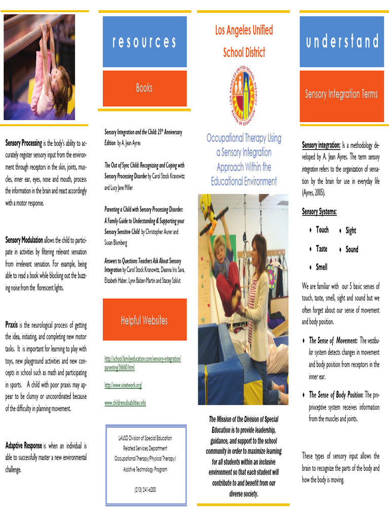 Sensory Integration in Education | PDF | Senses | Occupational Therapy