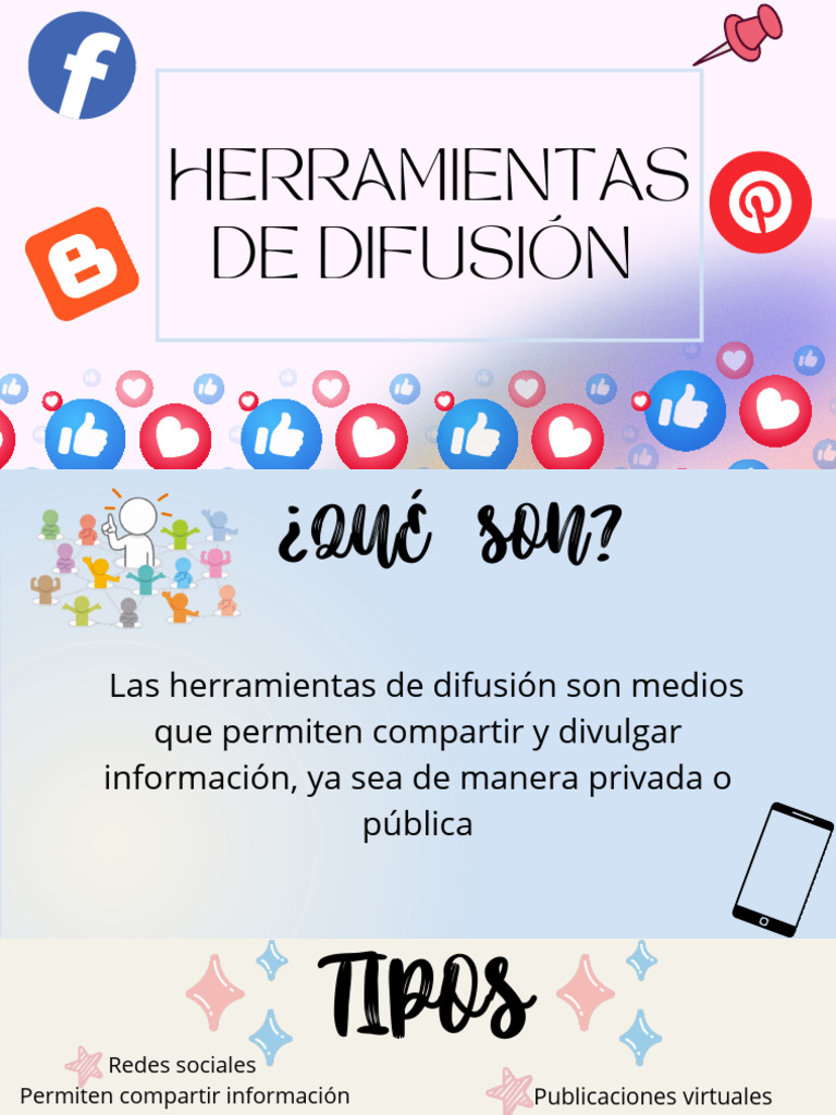 Definición de Herramientas de Difusión | PDF | Información | Blog