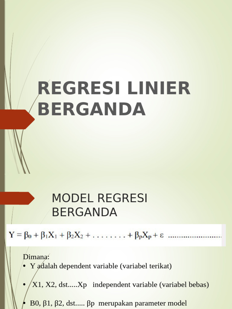Analisis-Regresi-Berganda-1 | PDF