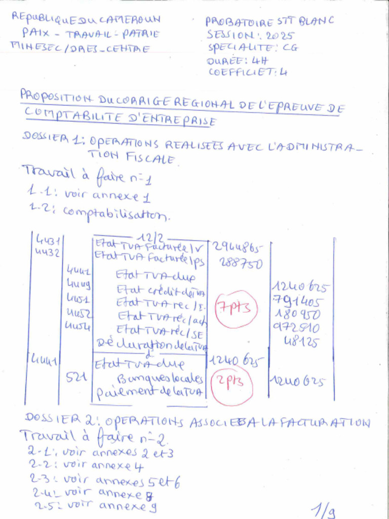 Corrigé Compta D'entrep Prob CG | PDF