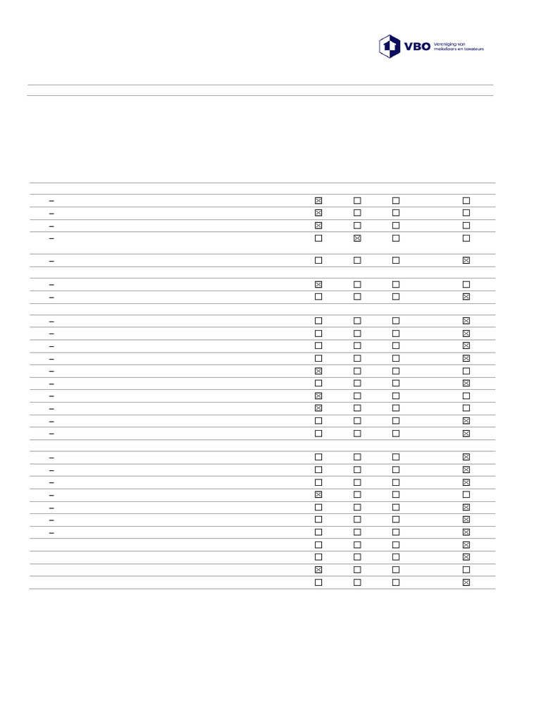 Lijst Van Zaken Klaproosstraat 14 Te Klaaswaal | PDF