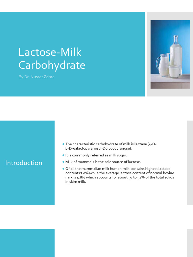 Structure and Properties of Lactose | PDF | Carbohydrates | Crystallization