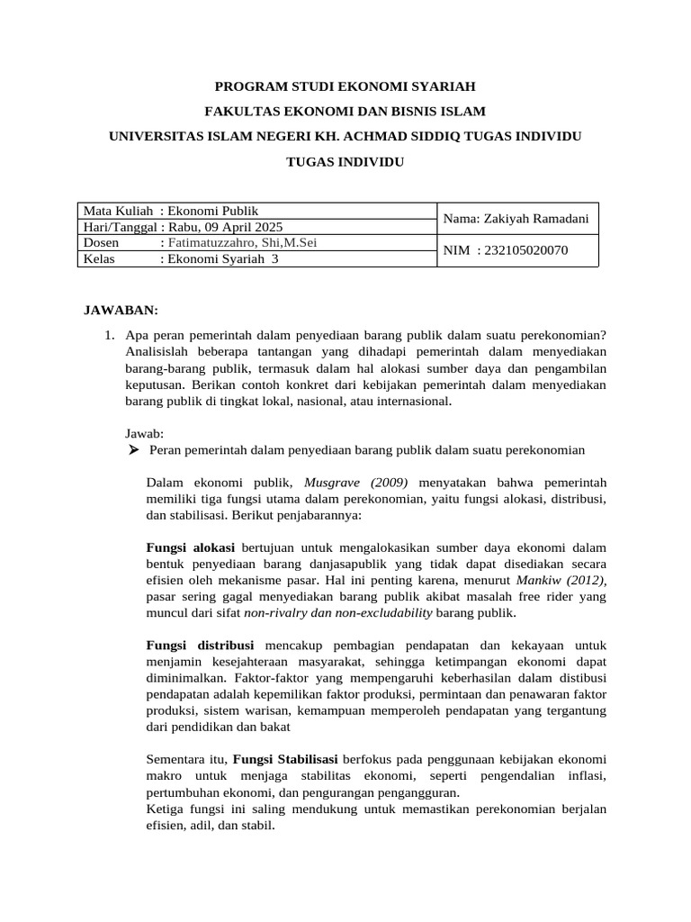 Format Tugas Individu | PDF