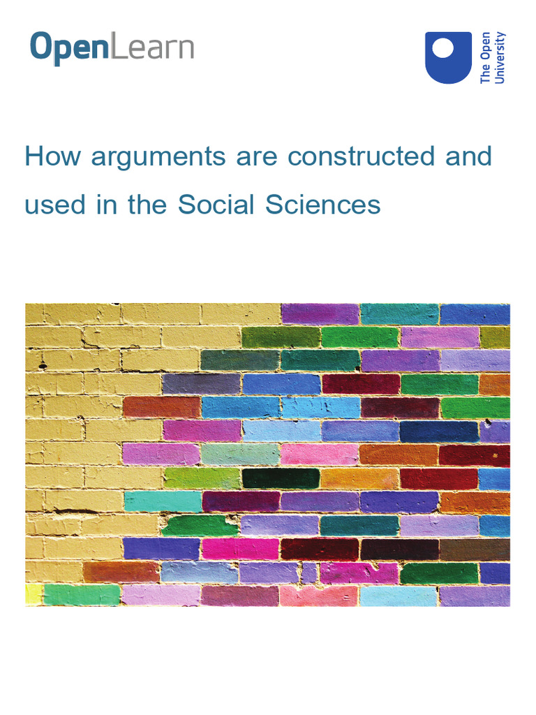 How Arguments Are Constructed and Used in The Social Sciences Printable ...