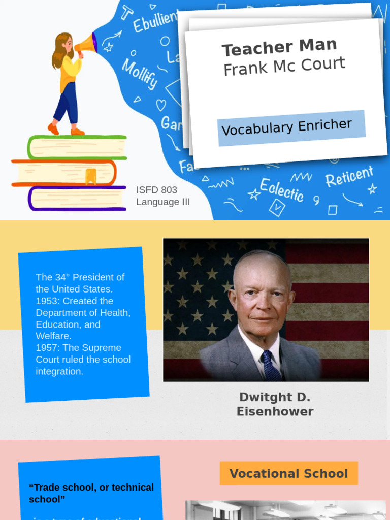 Vocabulary Enricher - Teacher Man | PDF