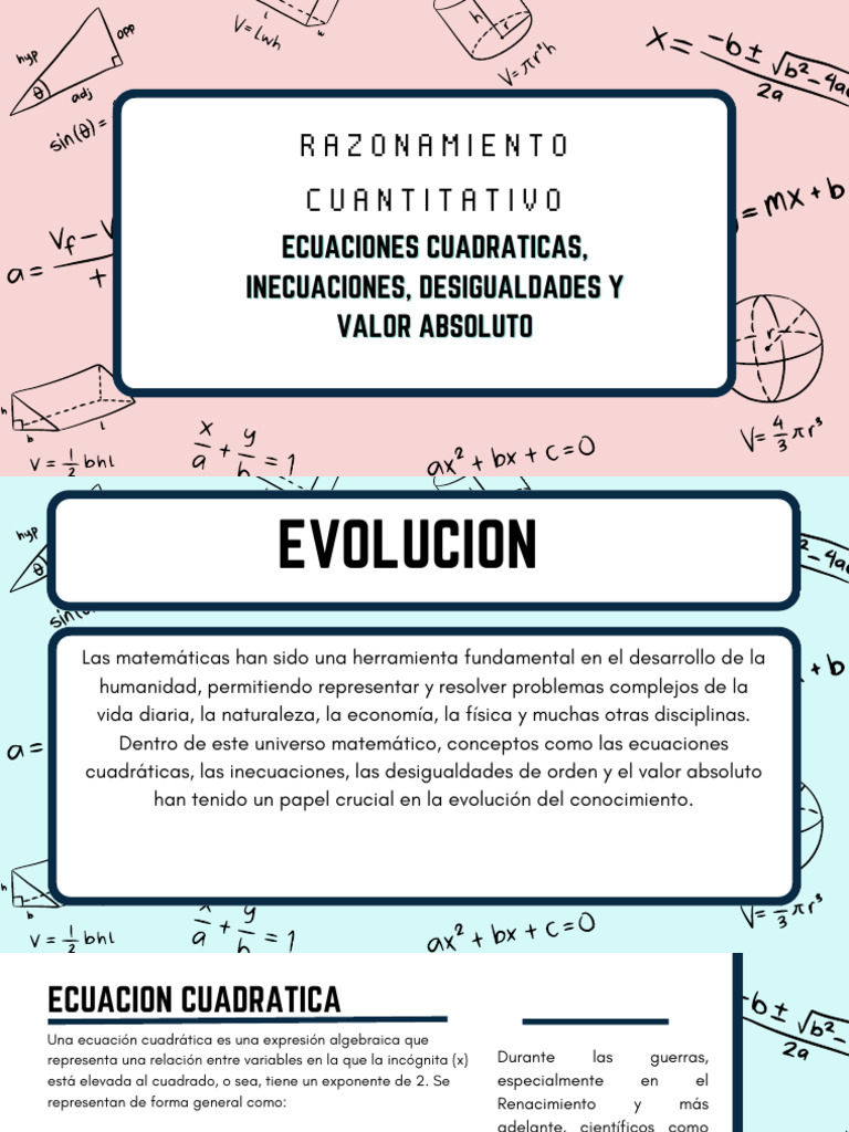 Interpreting Numerical Expressions Math Presentation in Light Blue Math ...