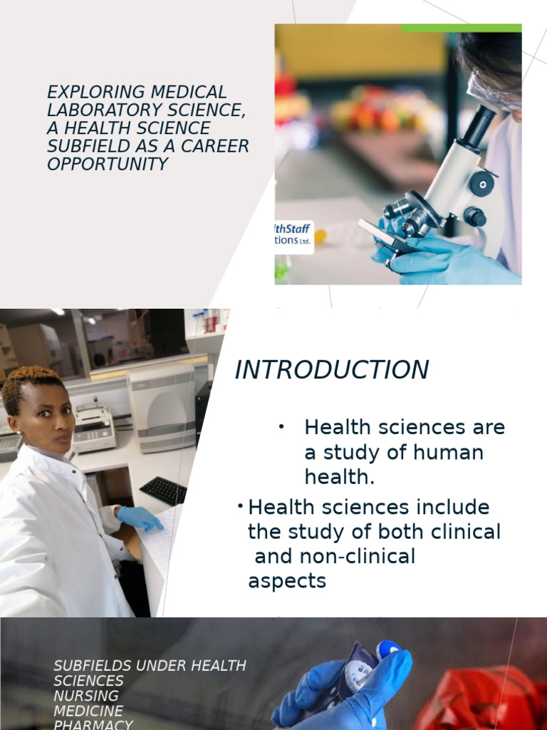 Exploring Medical Laboratory Science, A Health Science-1 | PDF