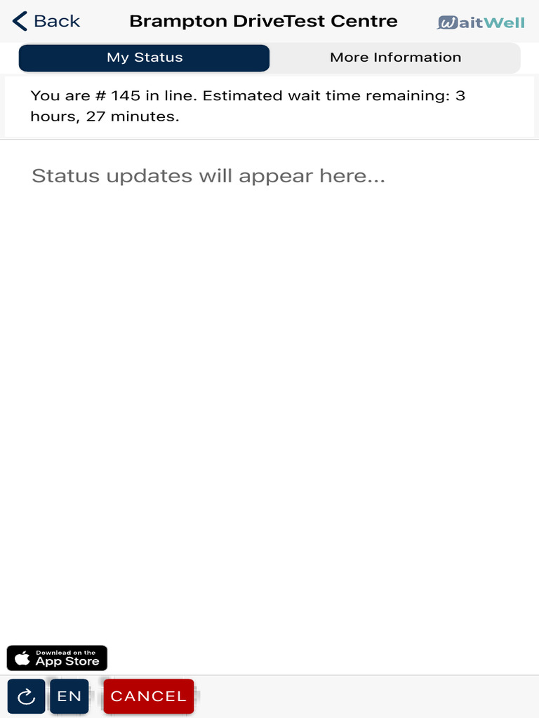 Brampton DriveTest Centre @ WaitWell | PDF