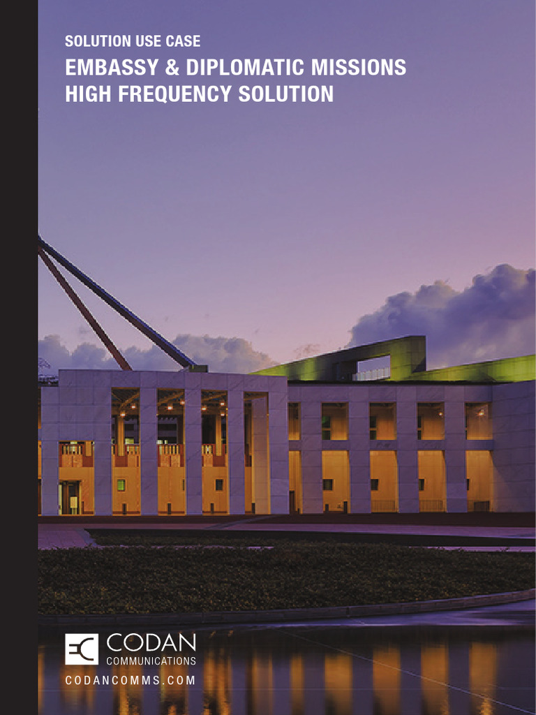 12 30088 EN Embassy Diplomatic Mission High Frequency Solution ...