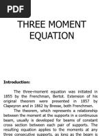 Module 3 Three Moment Equation | PDF | Beam (Structure) | Bending