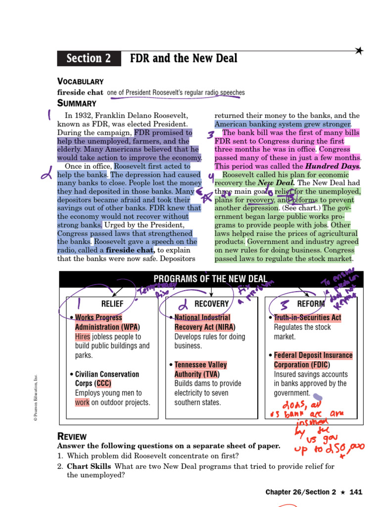 FDR and the New Deal | PDF | Franklin D. Roosevelt | New Deal