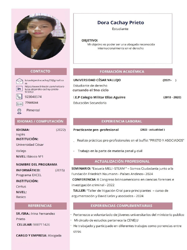Cv-dora Cachay Prieto (2) | PDF
