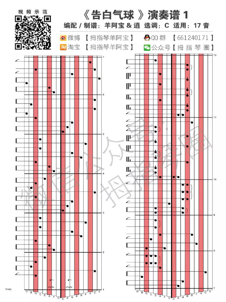 April Yang - Bong Bóng Tỏ Tình (Jay Chou) | PDF