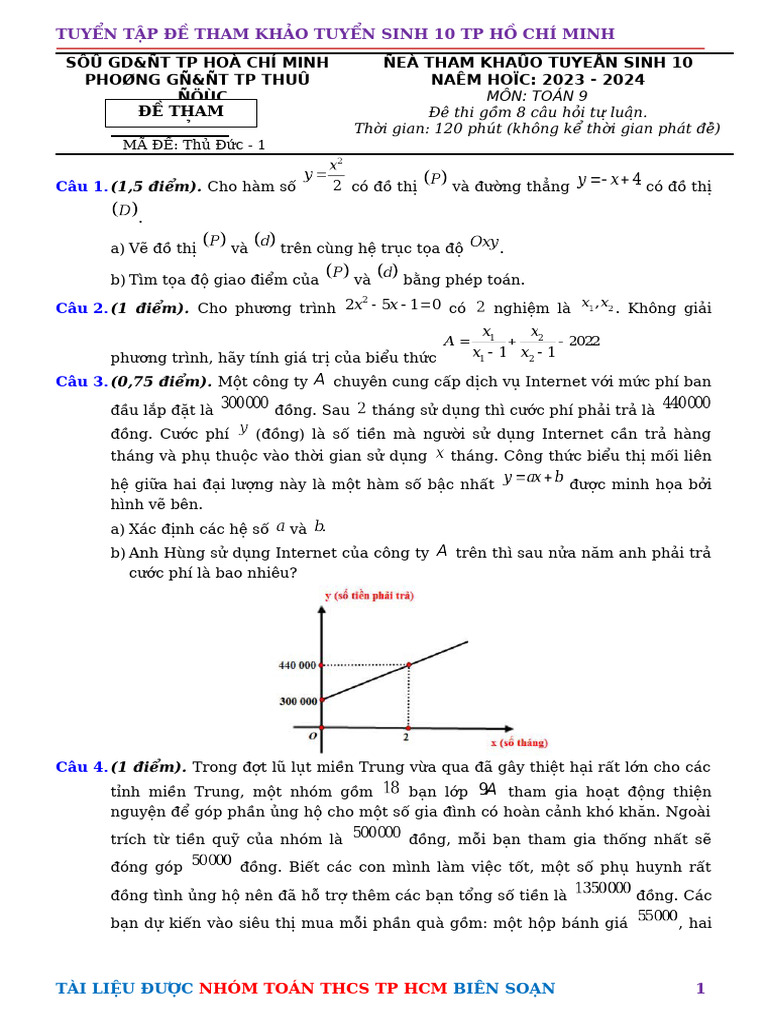 01 de Thu Duc 01 - Hao Hoang Nguyen | PDF