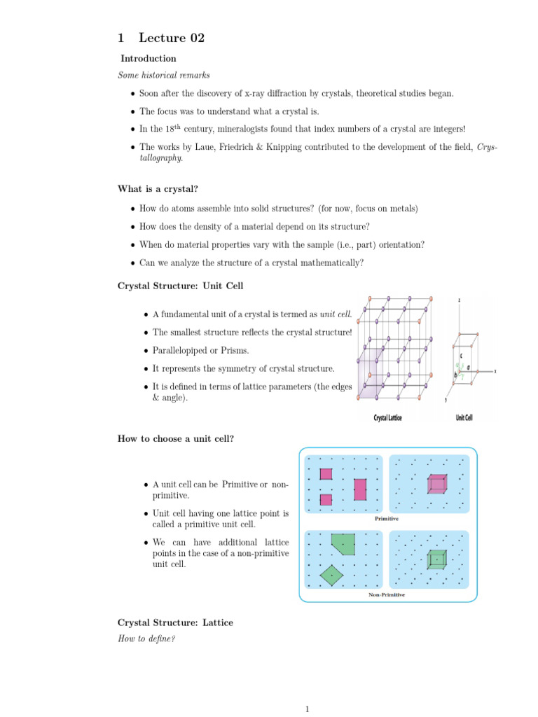 Crystal Struct-Print | PDF | Crystal Structure | Phases Of Matter