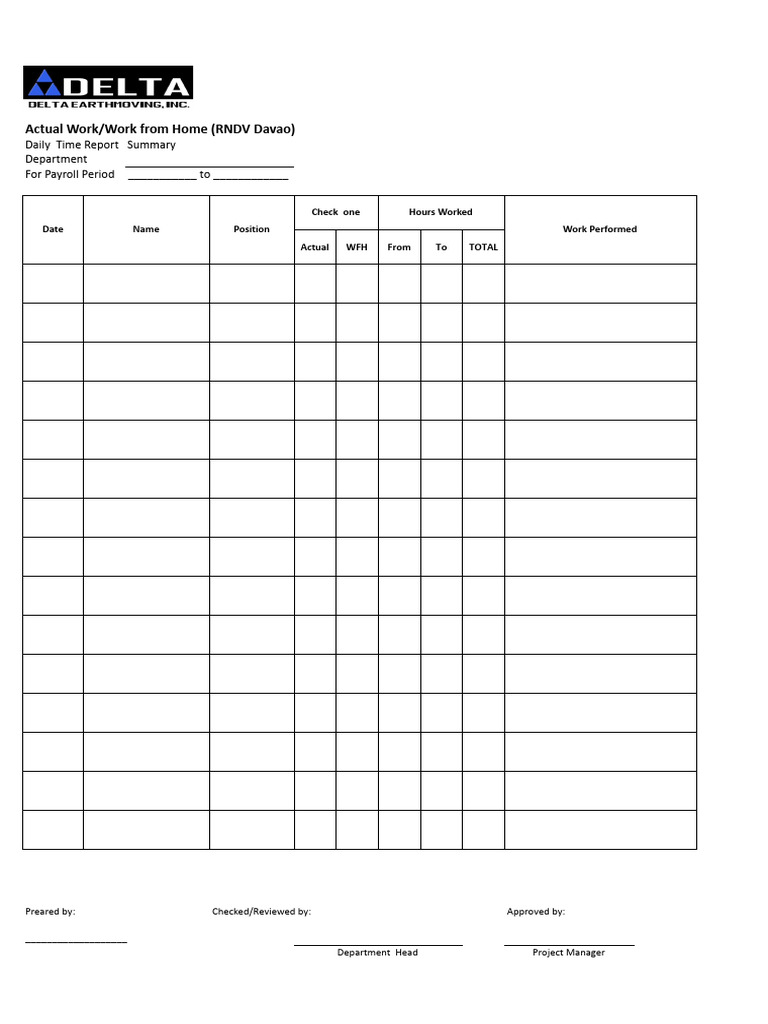 DTR Form (1) .XLSX - DTR | PDF