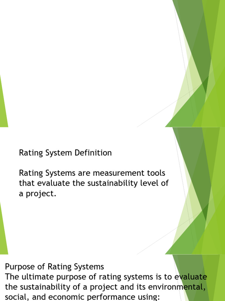 Overview of Green Building Ratings | PDF | Green Building | Economies