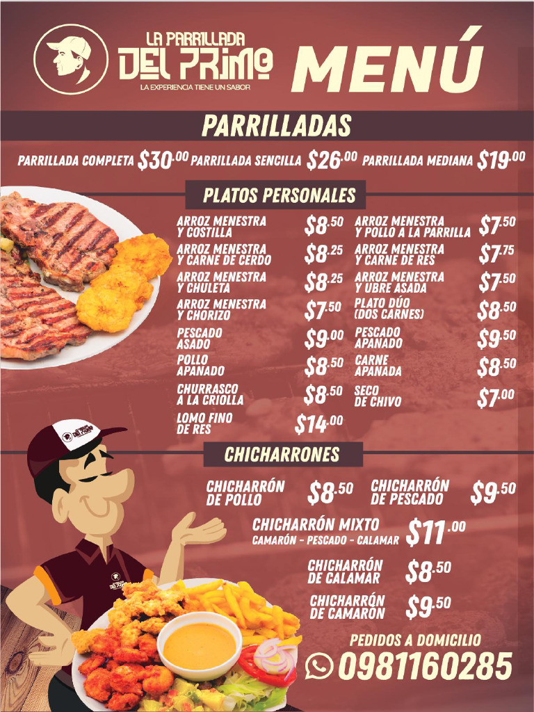menu La parrillada América | PDF