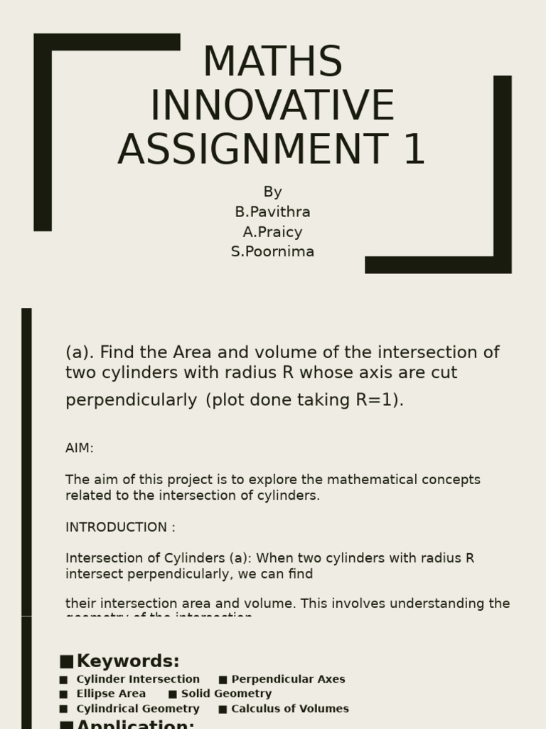 Maths Presentation 1 | PDF | Equations | Mathematical Analysis