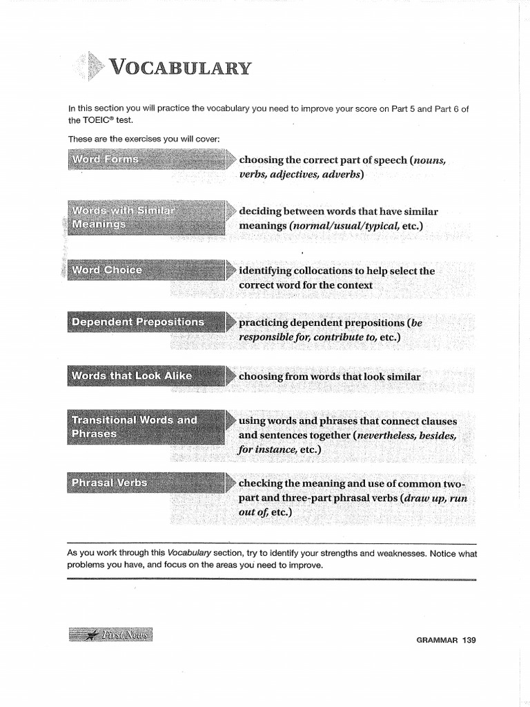 02 - TOEIC Vocabulary | PDF