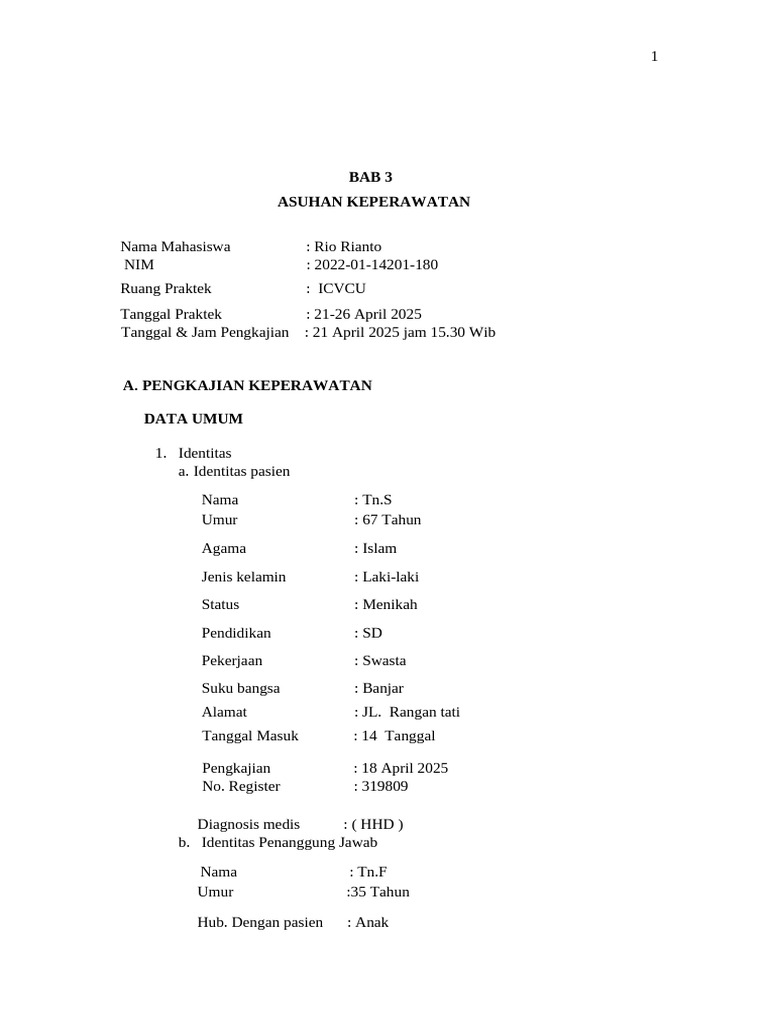LP aSKEP TERBARU AF DI ICVCU TGL 16 2025 Lagi Di Perbaiki Sampai ...
