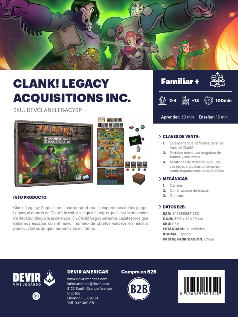 Clank Legacy Aquisitions Inc | PDF