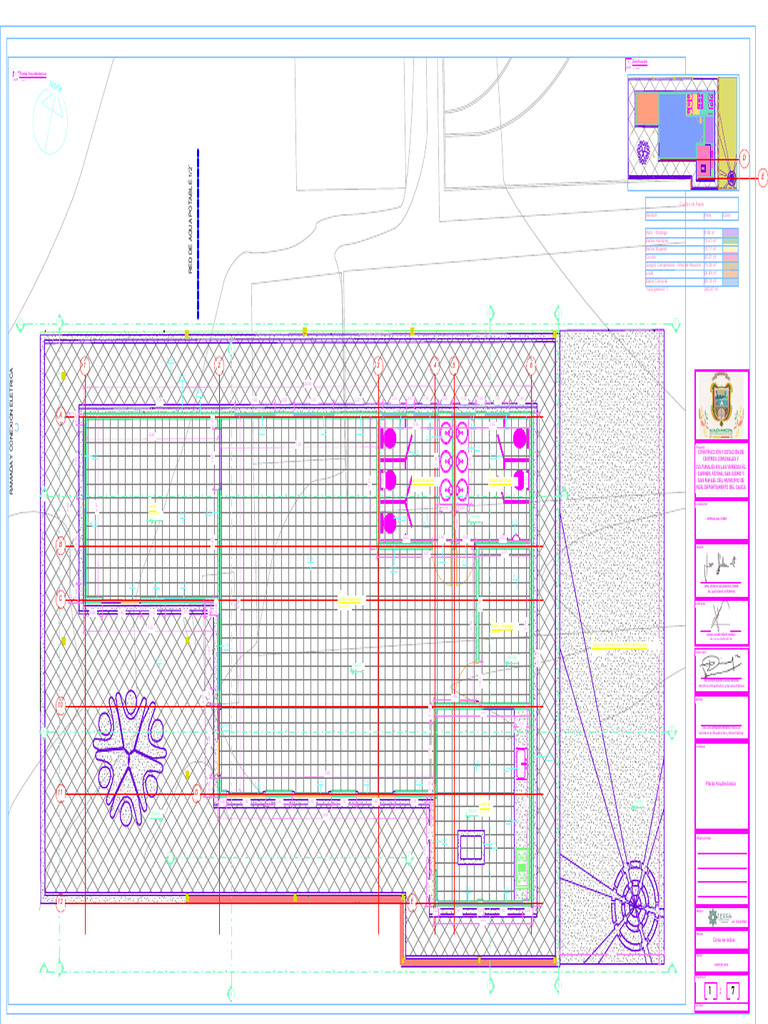 Plano A 01 Planta arquitectonica vereda San Isidro | PDF