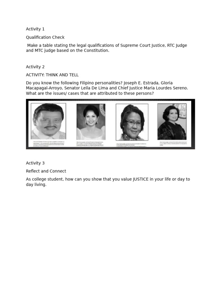 activities-on-Judicial-System | PDF