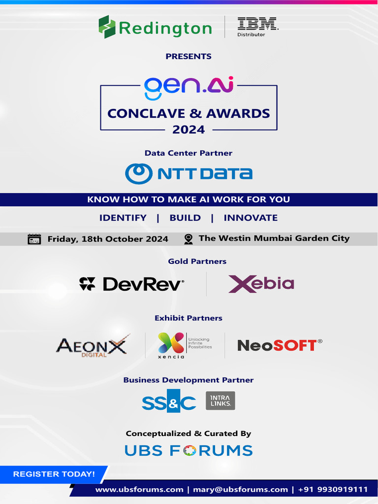Gen Ai Concalve & Awards 2024 | PDF | Artificial Intelligence ...