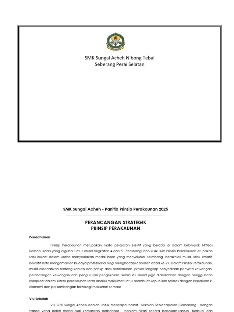 Perancangan Strategik 2025 | PDF