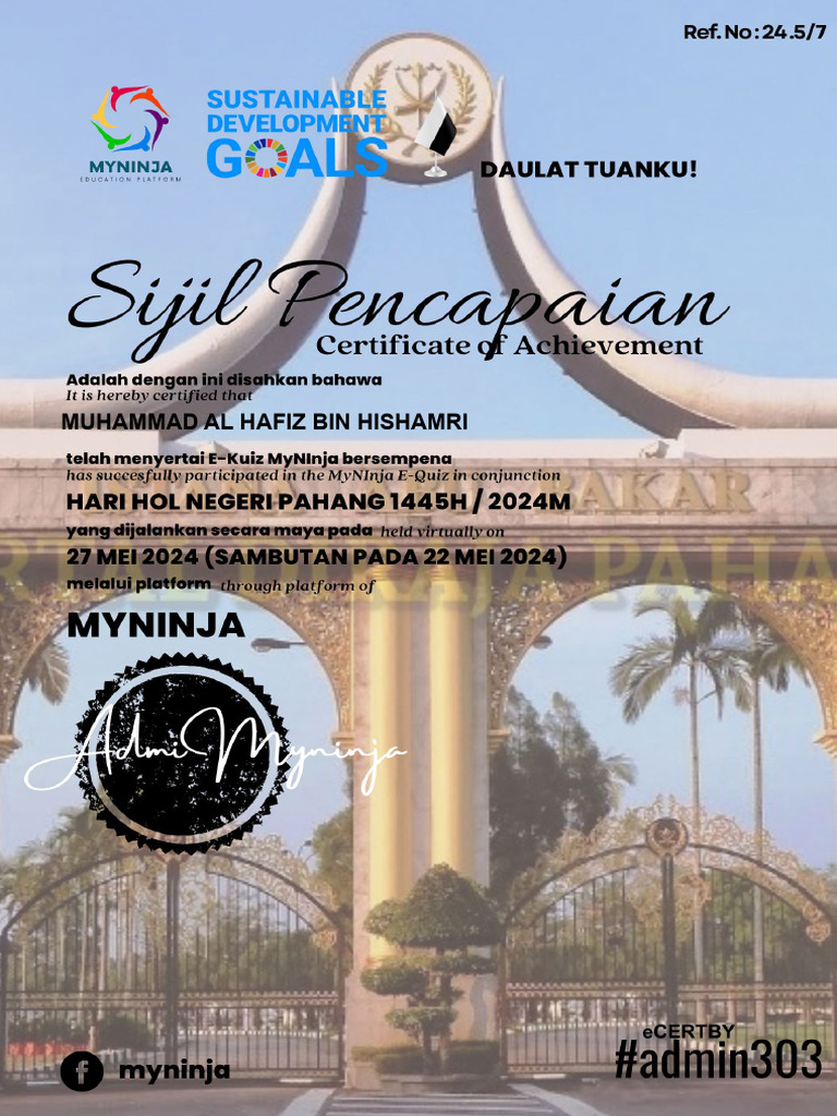 Hari Hol Negeri Pahang | PDF