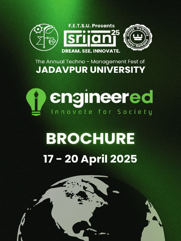 Srijan 2025: Techno-Management Fest | PDF | Creativity | Water Scarcity