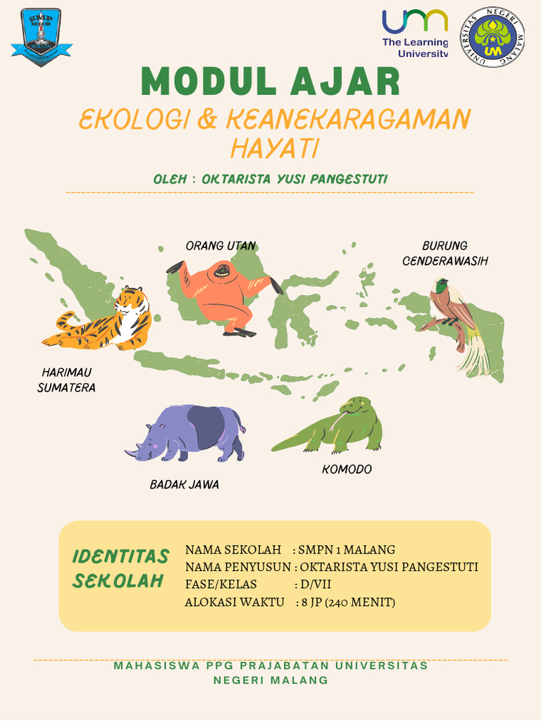 Modul Ajar Ekologi & Keanekaragaman Hayati - Terbaru | PDF