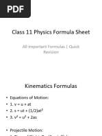 Class_9_Physics_Formula_Sheet | PDF