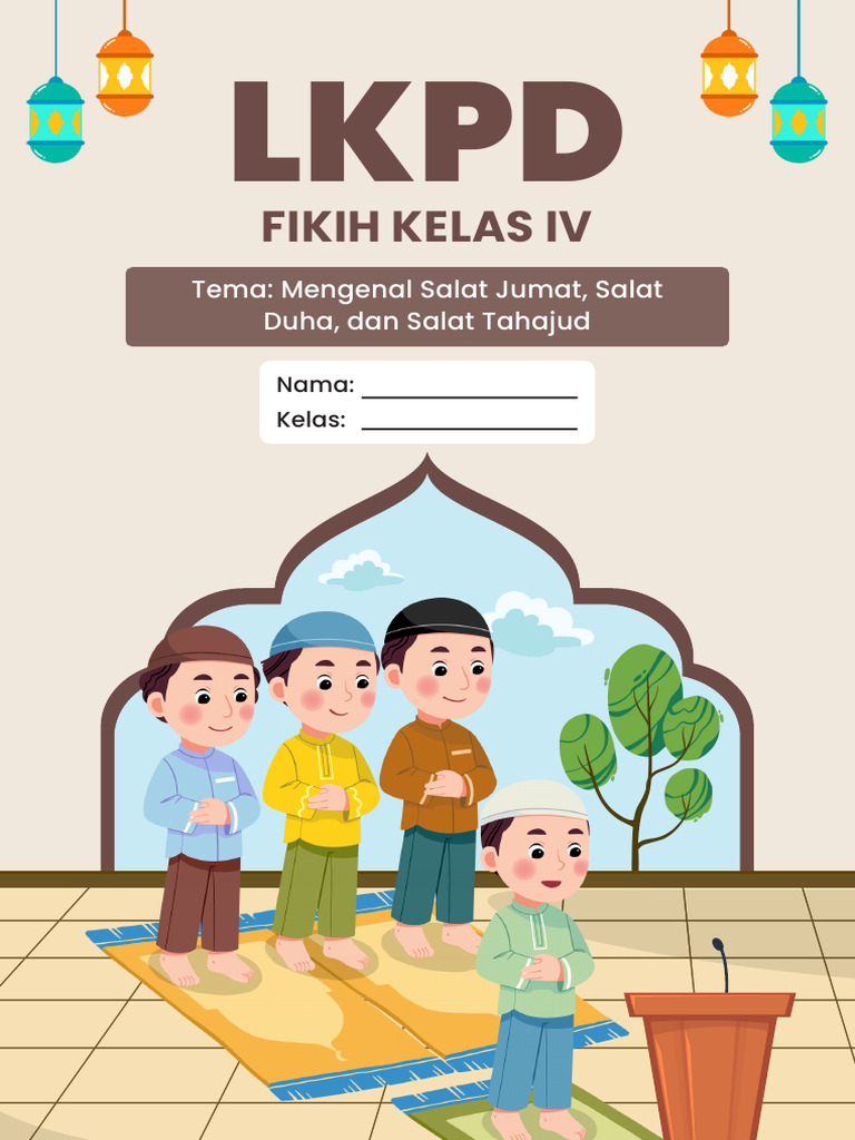LKPD Mengenal Salat Jumat Salat Duha Dan Salat Tahajud | PDF