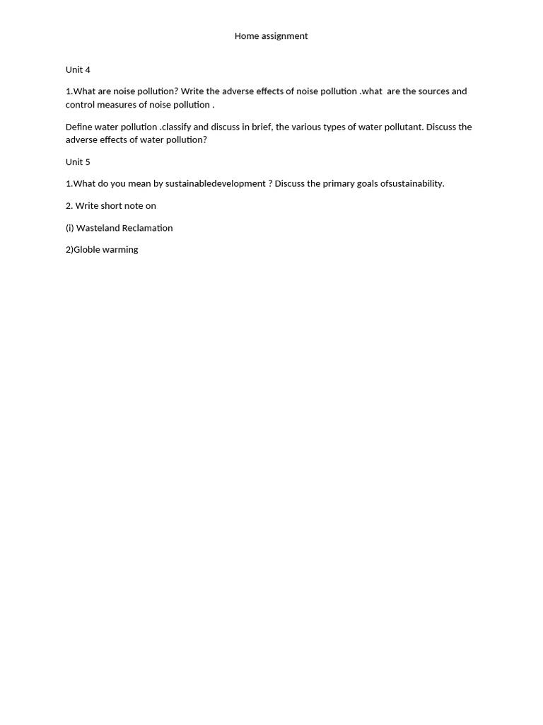 Home Assignment 1 | PDF