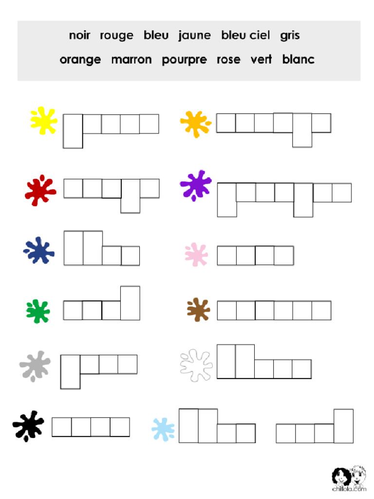 Worksheets For Kids - Colors (Article) Author Language Tutorial | PDF